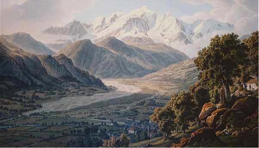 THE MONT BLANC BY FRIEDRICH WILHELM MORITZ