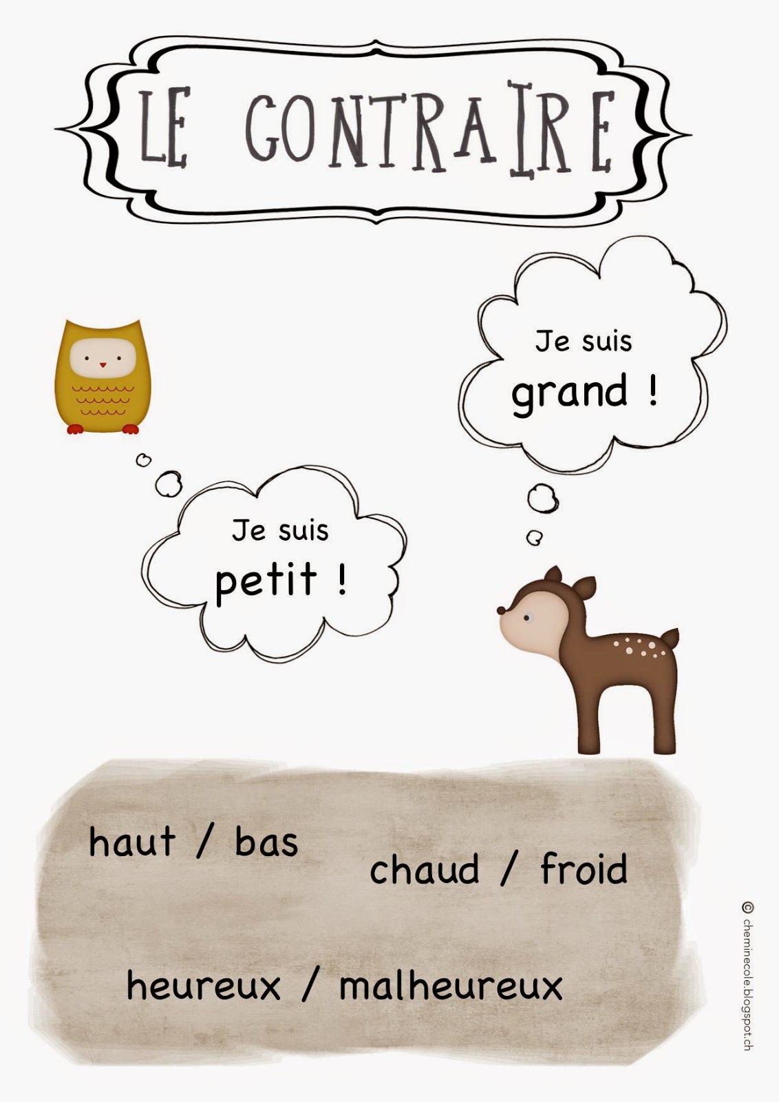 Sur le chemin de l'école: octobre 2014