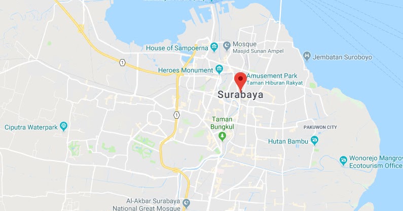 Peta Surabaya Lengkap dan Terbaru (Google Maps)