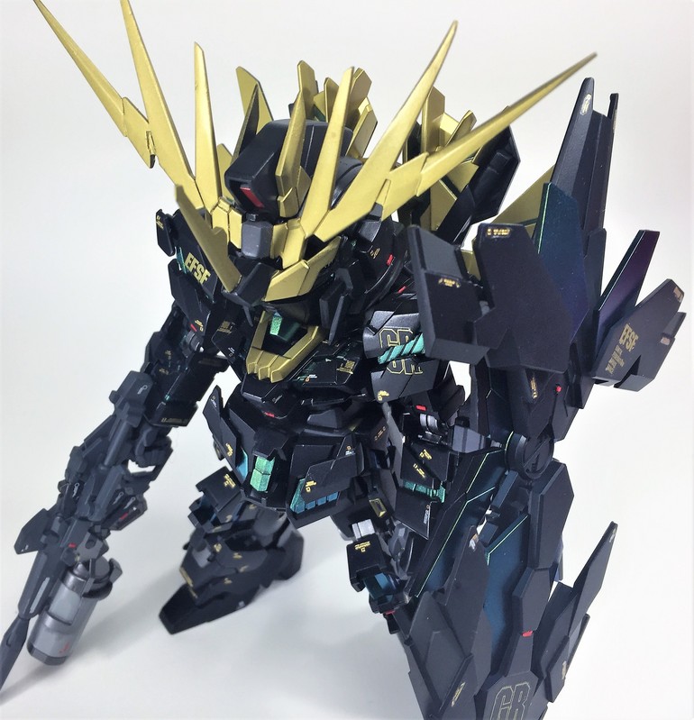 Custom Build: SD x HG Banshee Norn - Gundam Kits Collection News and ...