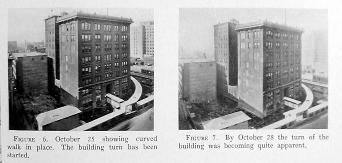 In 1930 the Indiana Bell Building Was Rotated 90°, No One Inside Felt ...