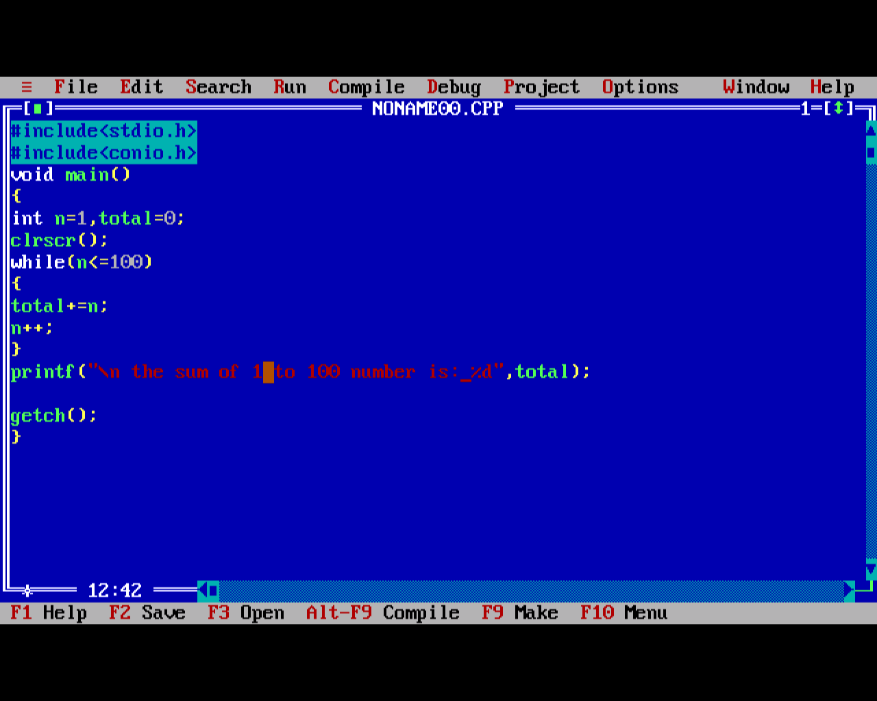 How to get sum of number from 1 to 100
