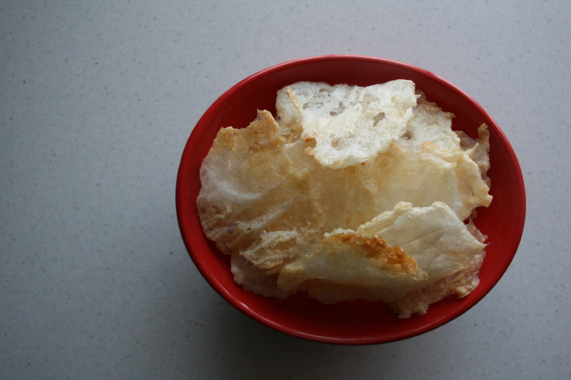 for the love of ♥: { homemade rice crackers }