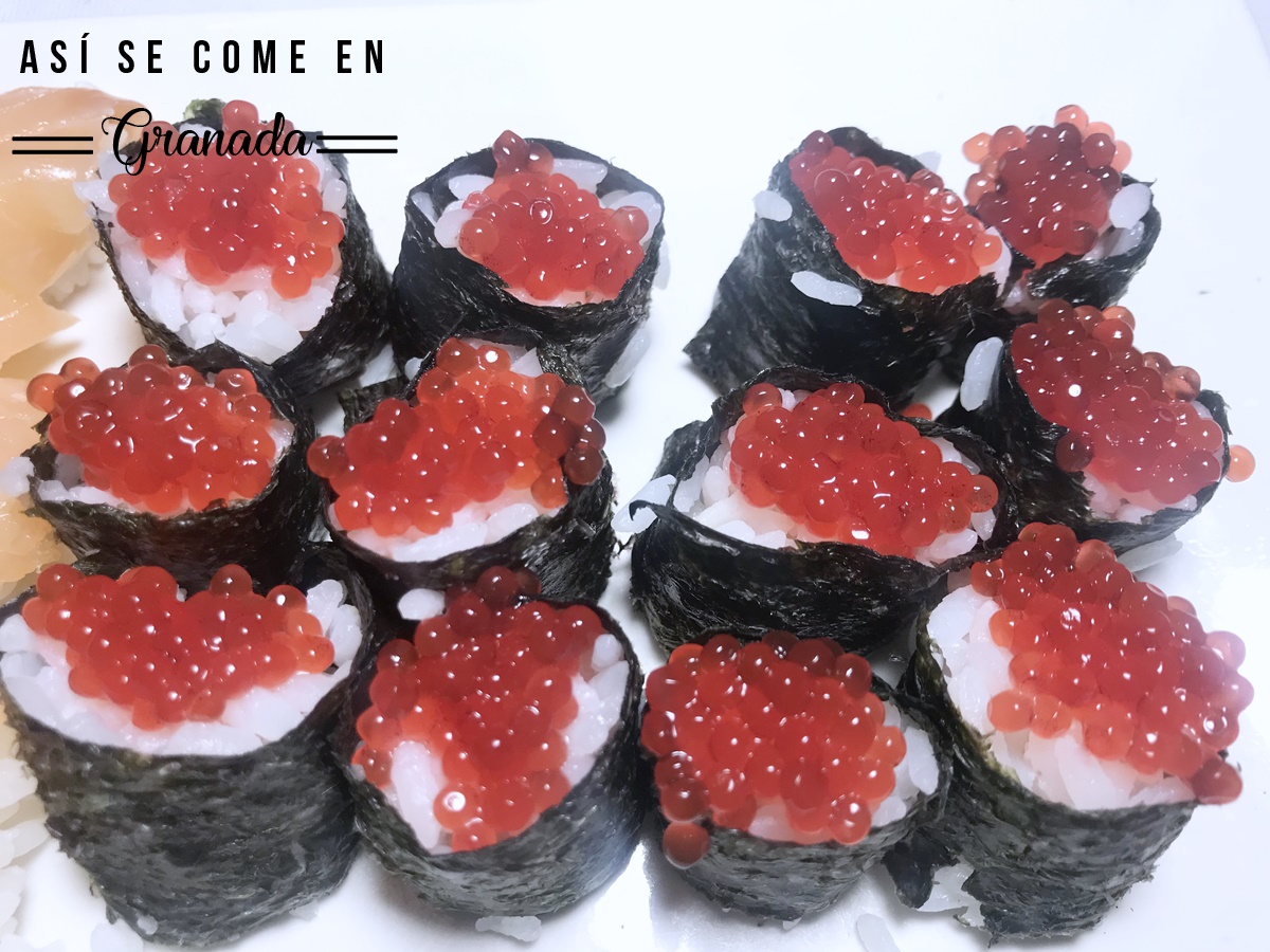 Así se come en Granada.: Gunkan maki