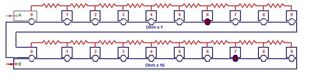 fisicacheserveallostudente: Cassette di resistenze campioni, a spine o ...