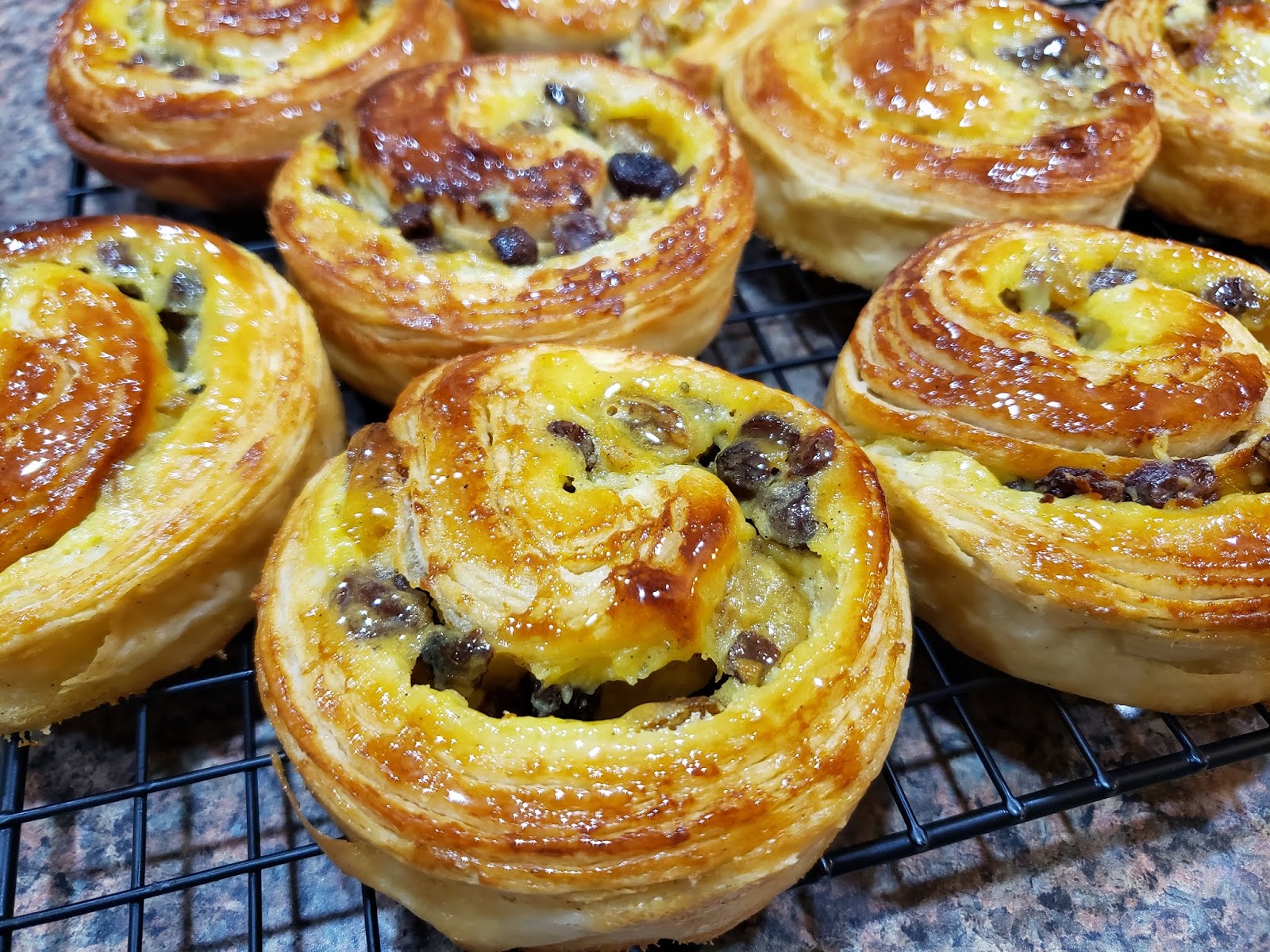 Kristy's Corner: Pain Aux Raisins- Raisin Bread