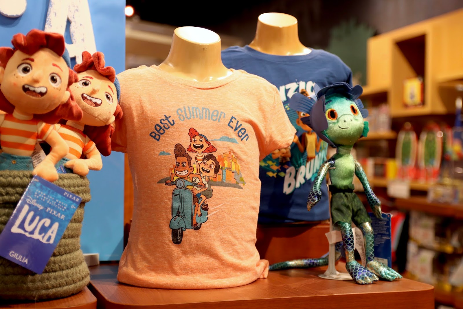 Dan the Pixar Fan: Disney Store Pixar Luca Merch (Toys, Plush, Clothing ...