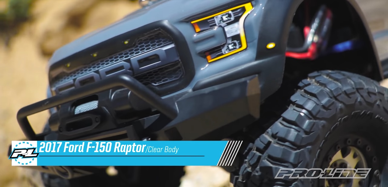 PROLINE「2017 Ford F-150 Raptor for TRX-4 Clear Body」プロモーション映像公開|ラジコンもんち ...