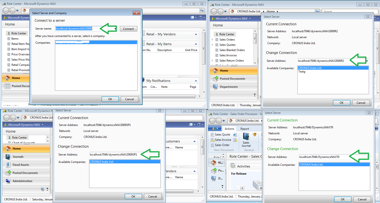 NAV 2013, NAV 2009 R2, NAV 2009 SP1 & NAV 2009 on Same Machine with ...
