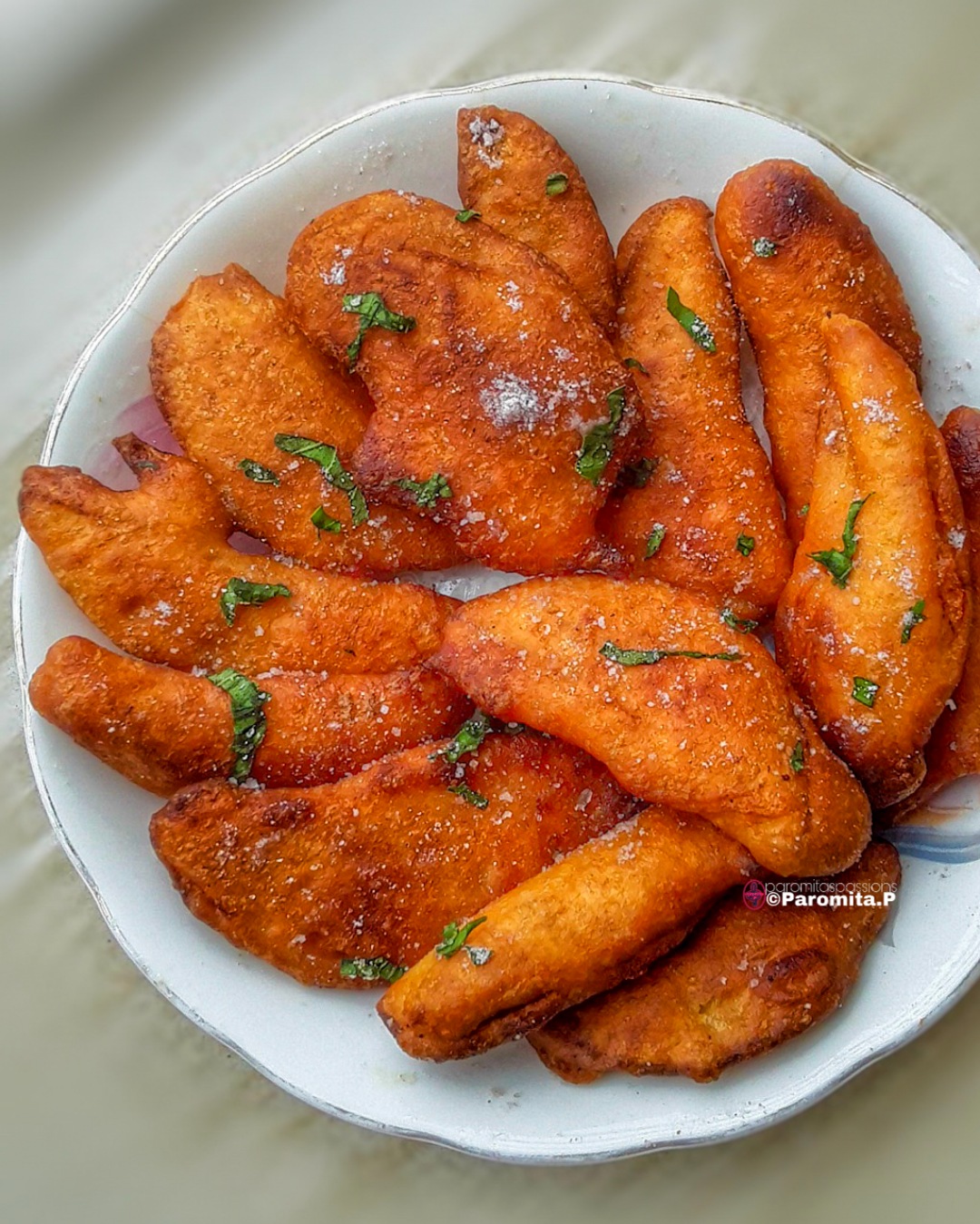 Potato Fritters - Paromita's Passions