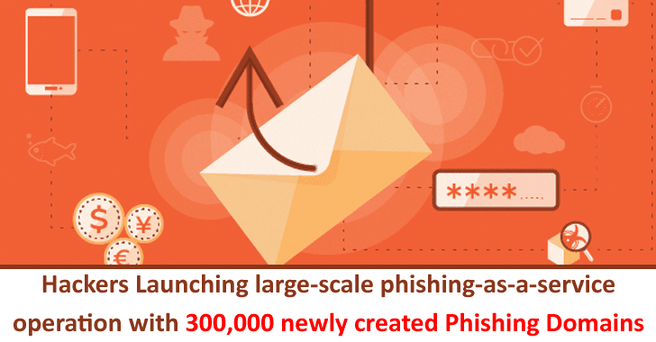 Hackers Launching large-Scale phishing-as-a-service Operation
