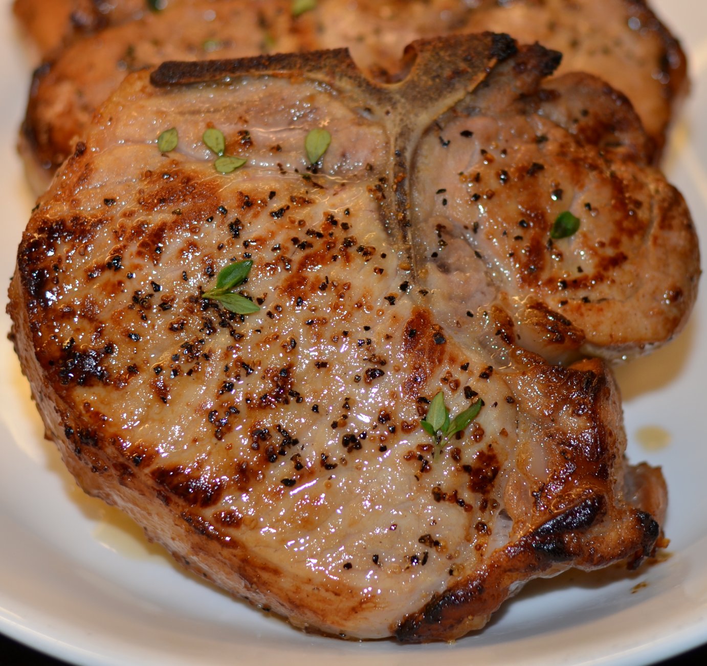 pan fried pork loin chops