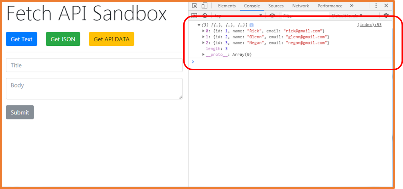 JavaScriptでapiをFetchしてみる(1)