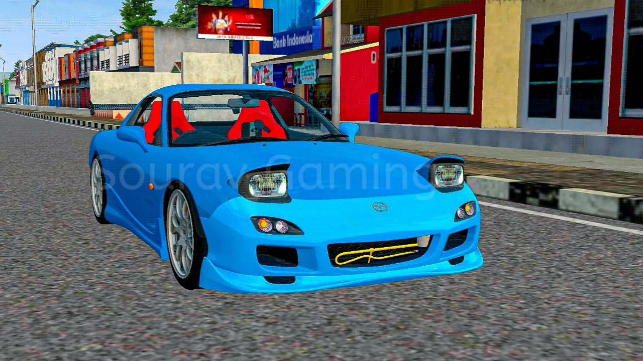 Bussid Car Mod | Mazda RX7 Car Mod For Bus Simulator Indonesia