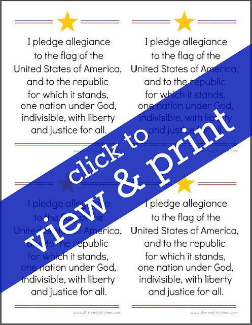 Worksheets Pledge Of Allegiance Printable