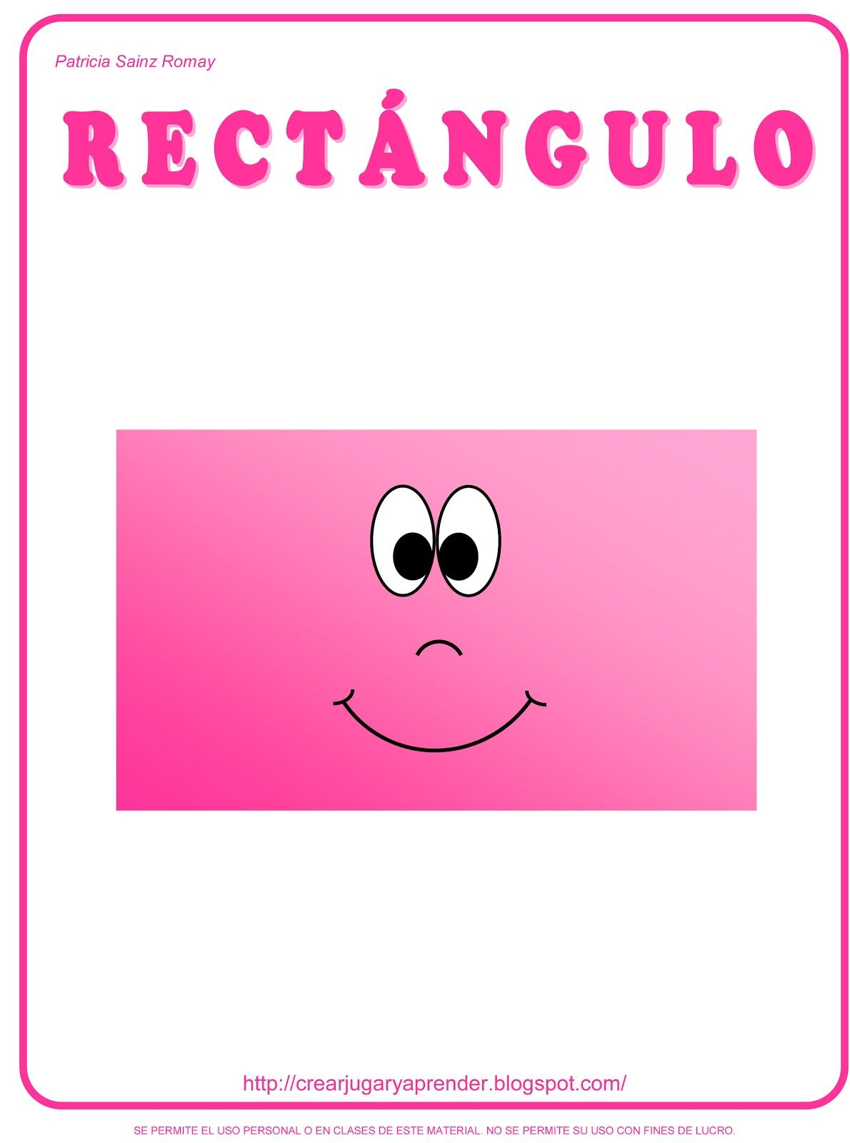 FIGURA GEOMÉTRICA EL RECTÁNGULO - SEMANA OCHO