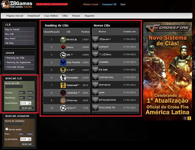 CROSSFIRE BRASIL : COMO ENTRAR EM UM CLAN (clã) ~ CrossFire Brasil ...