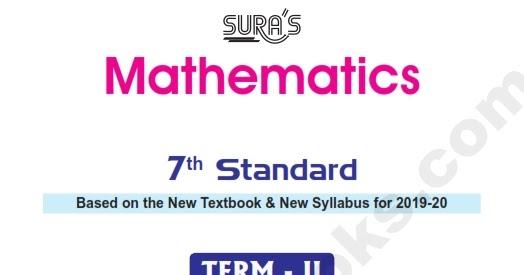 7th Standard - Term 2 - Maths Guide - Sura - English Medium - Tnkalvi .net