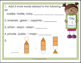 The Best of Teacher Entrepreneurs: FREE MISC. LESSON - “Morning Work”