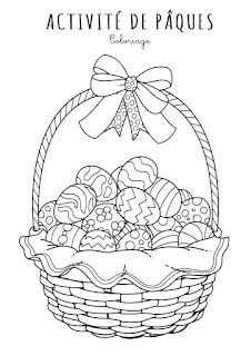 Activité : Coloriages de Pâques - Comptines et Belles Histoires