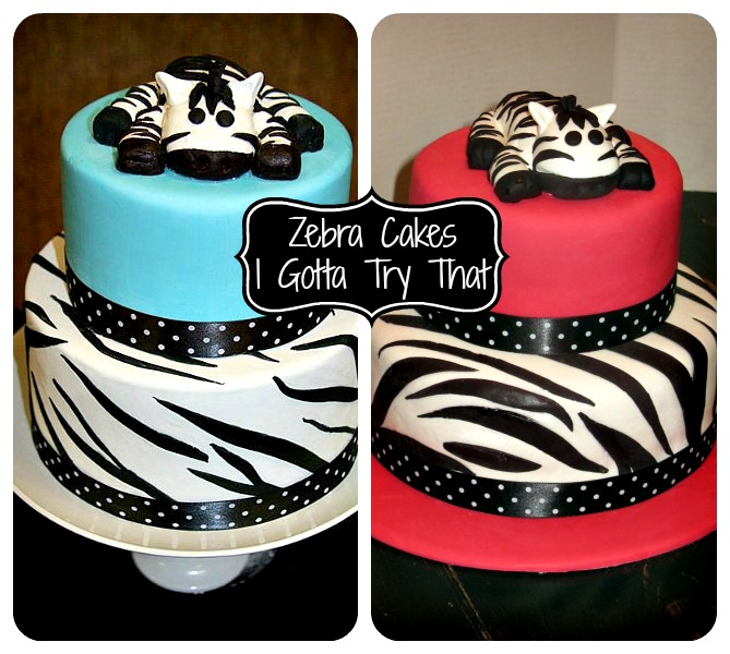 Zebra Cake Party and Tutorial | I Gotta Try That...