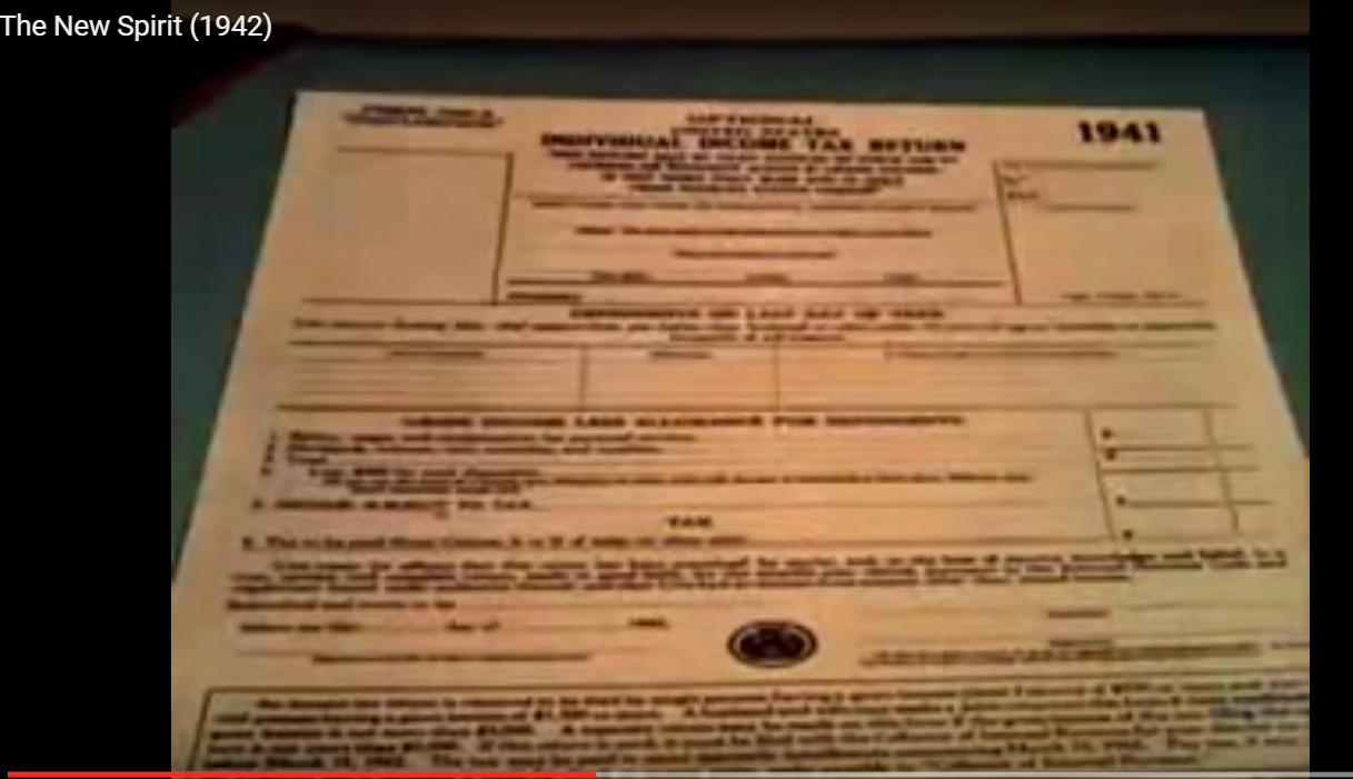 Theodosia and the Pirates: Donald Duck and the Income Tax Return of 1941