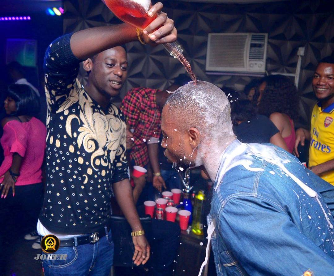 What recession? See how these young Nigerian men annoyingly drenched ...
