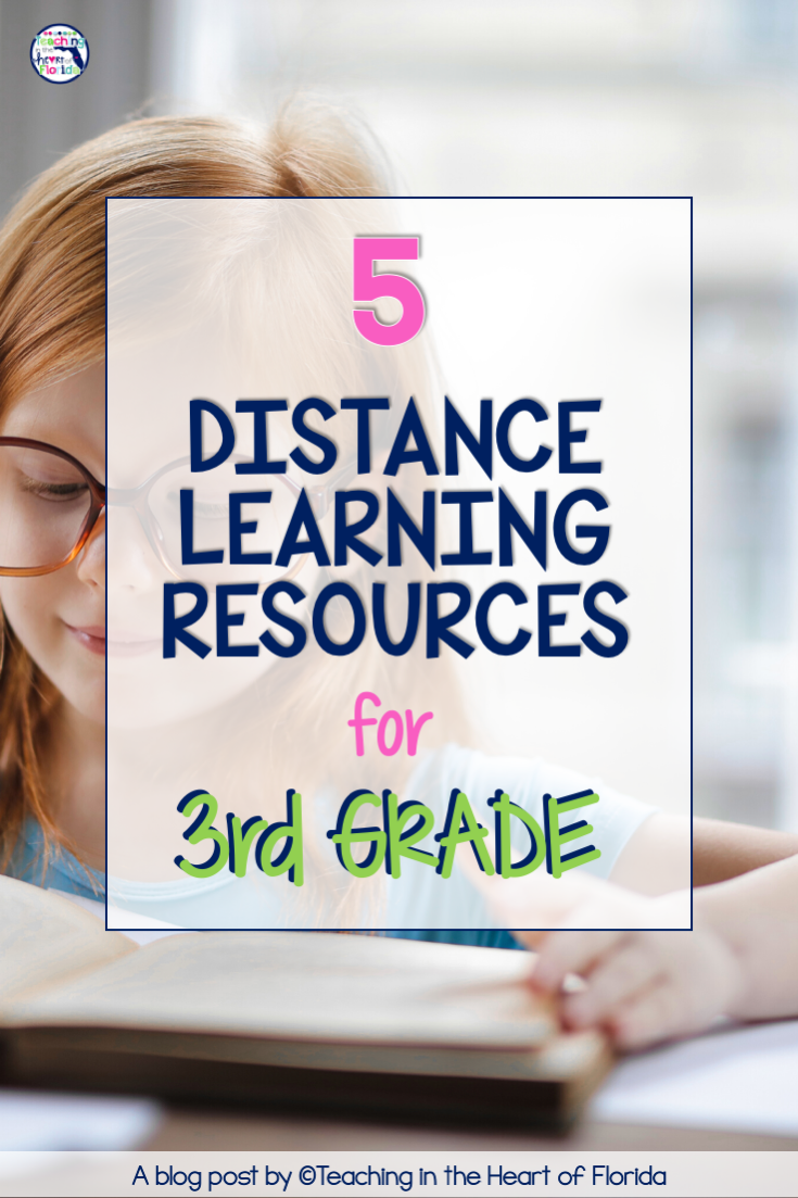 5 Distance Learning Resources for 3rd Grade - Teaching in the Heart of ...