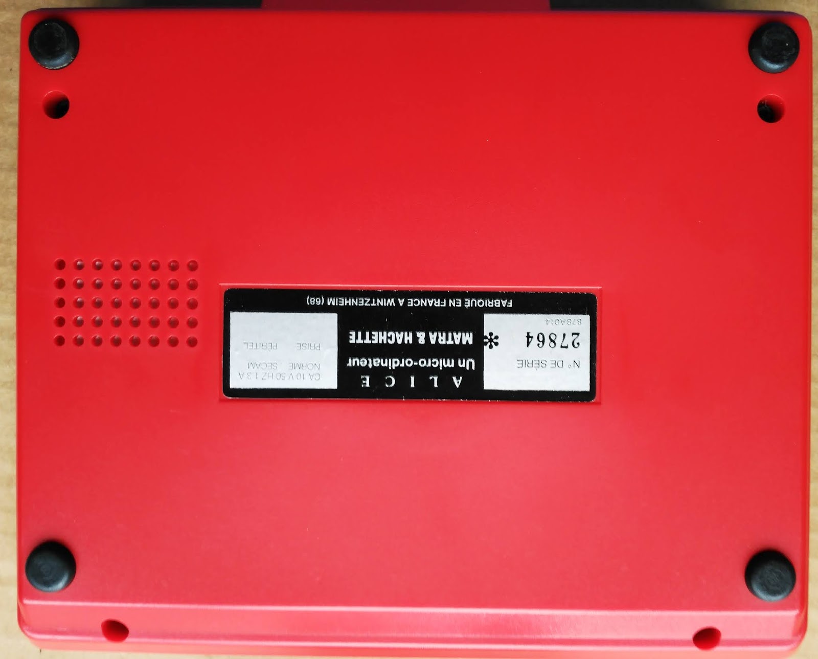 Retro Ordenadores Orty: Ordenador Matra et Hachette. Alice 32 (1984).