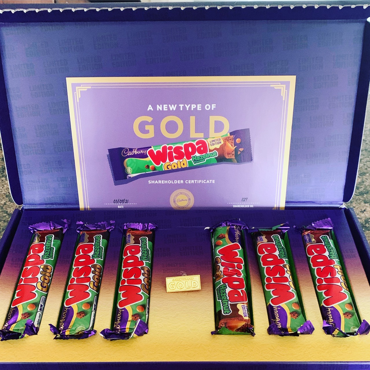 FOODSTUFF FINDS: Wispa Gold Hazelnut Limited Edition (@CadburyUK) By ...