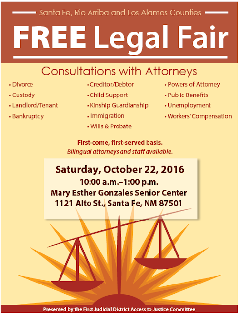 Icarus... the Santa Fe Public Library Blog: Free Legal Fair, October 22 ...