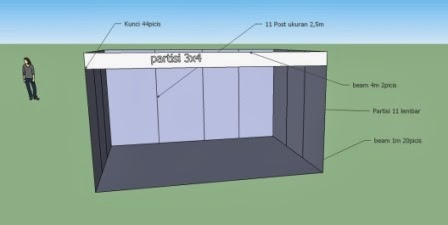 PARTISI SYSTEM SILVER ( 4×3 m – 1 unit ) ~ JUAL TENDA DAN PARTISI ...