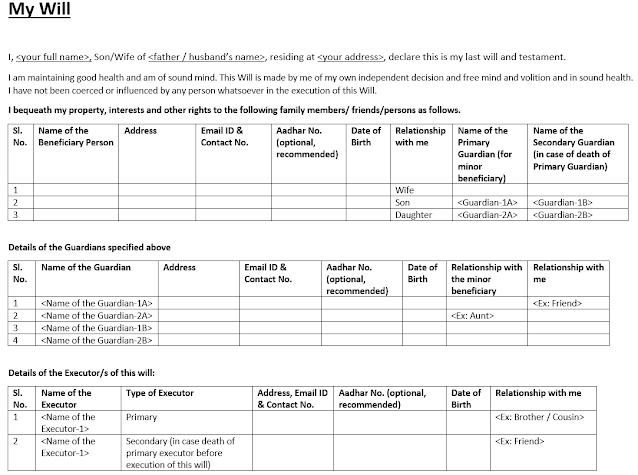 Write Your Will, Right NOW!