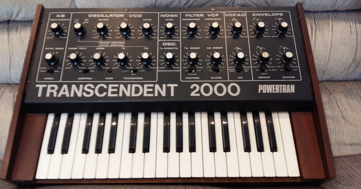 MATRIXSYNTH: Powertran Transcendent 2000 Synthesizer w/ Filter Sweep Pedal