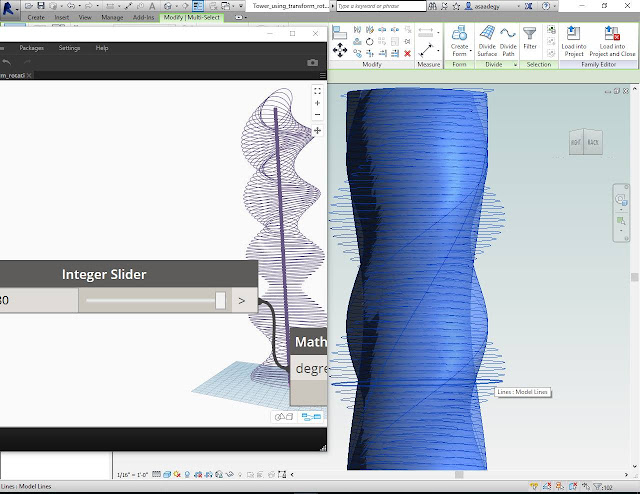 Ahmed HALIM: REVIT+Dynamo Parametric Tower Experiment