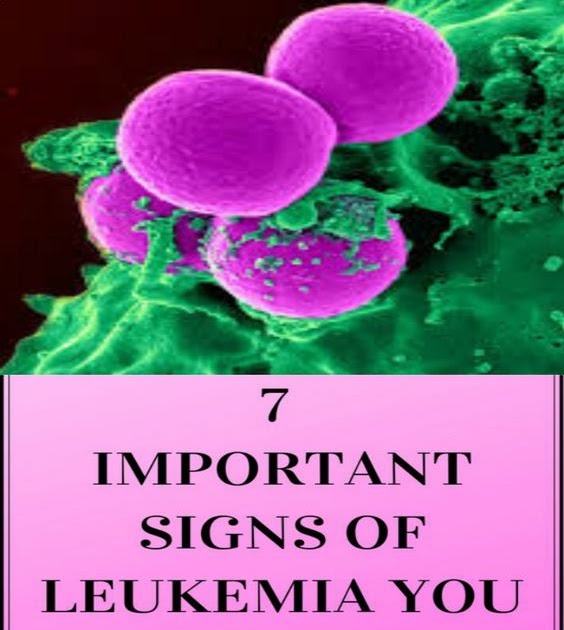 7 Important Signs of Leukemia You Shouldn’t Ignore - wellness days