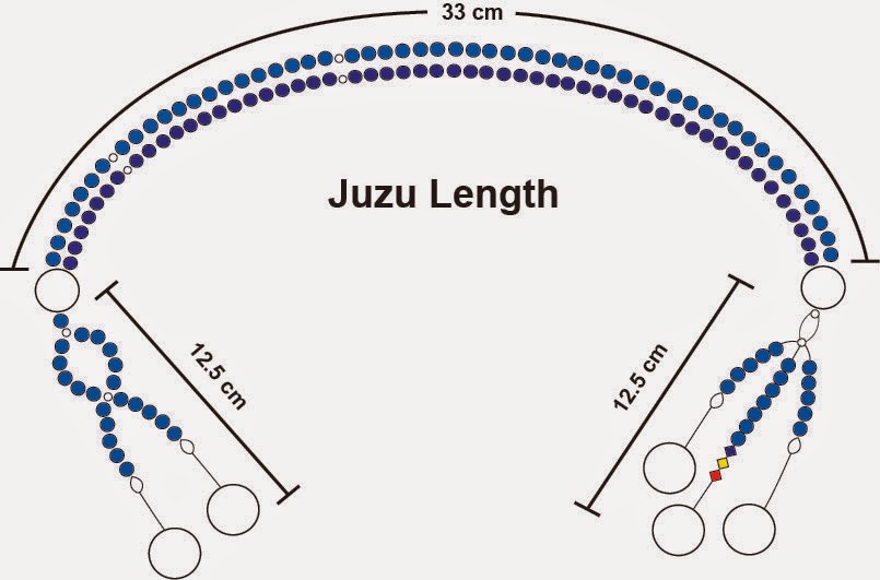 Swarovski Crystal Juzu: Diagram - Measurement.