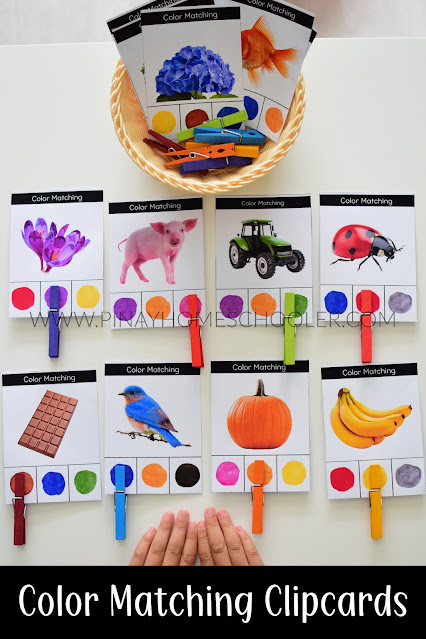 Montessori Inspired Color Printable Materials | The Pinay Homeschooler