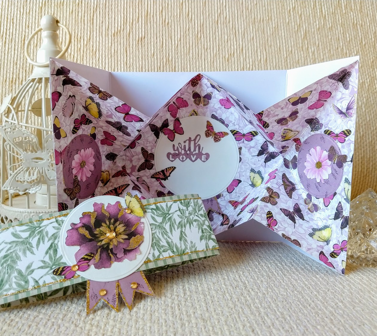 A Passion For Cards: Trifold Explosion Card - Trimcraft's Mariposa ...