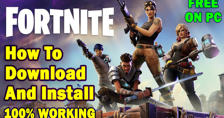 FORTNITE Free DOWNLOAD On PC | Download FORTNITE On PC | Teach Computer