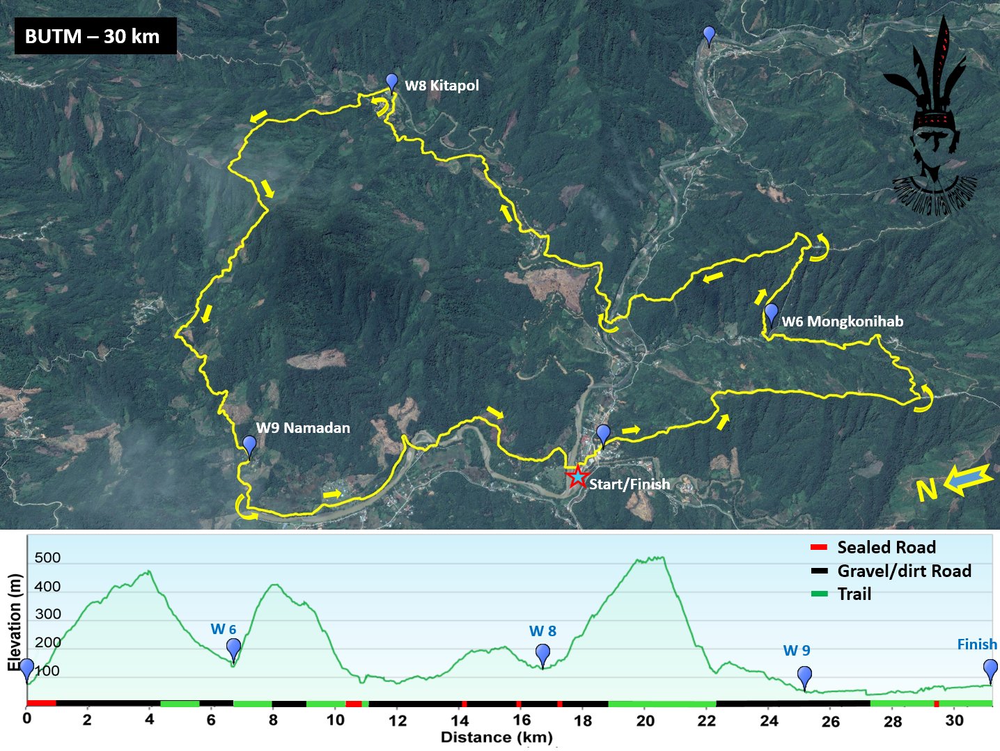 Jacques LE BRIS au BUTM de Bornéo en Malaisie - Courir tout simplement ...