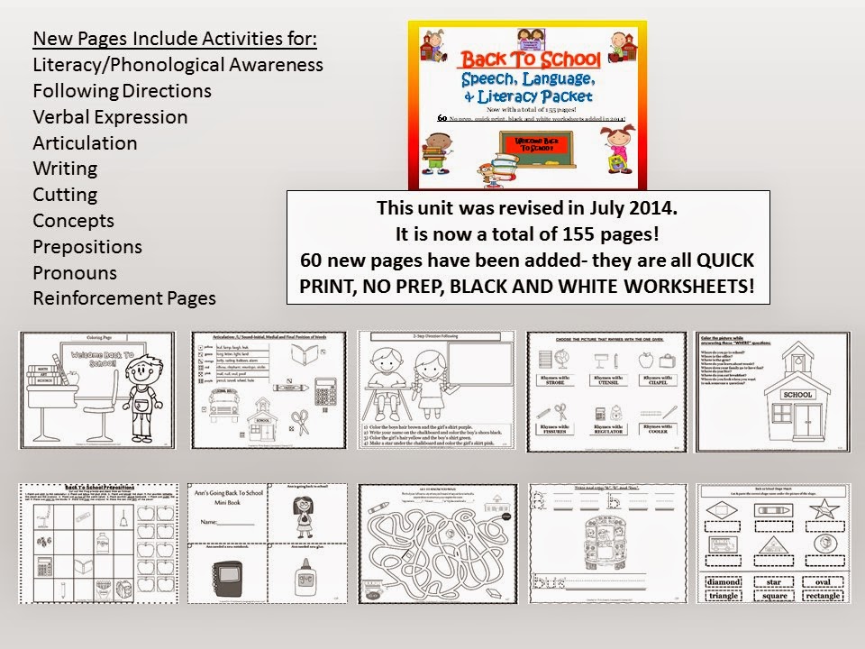 Twin Speech, Language & Literacy LLC: 50% off for 24 hours! Back To ...