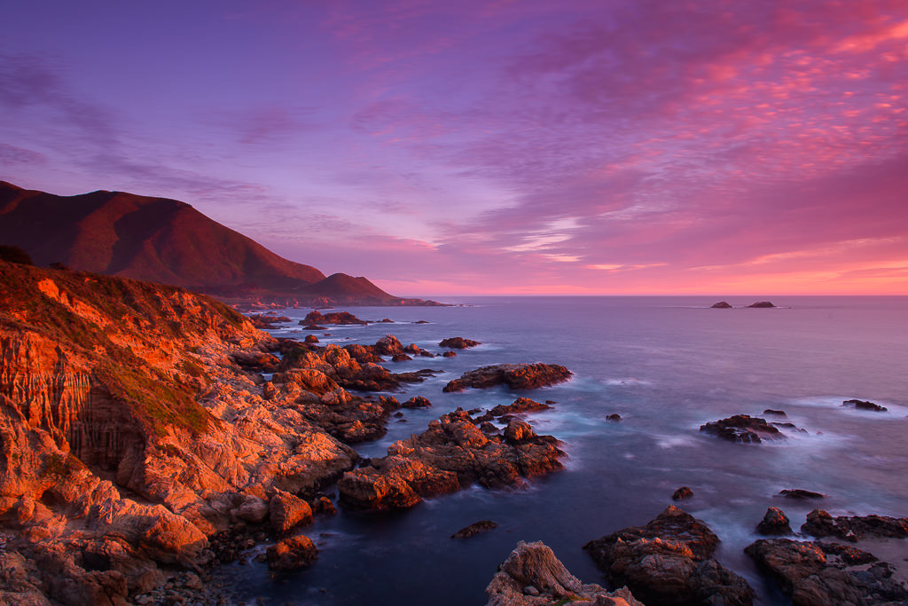 Earth Color Magic: Big Sur Coast At Sunset