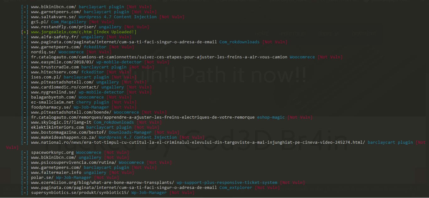 PAYLOAD V3 Bot Auto Upload Shell | Mass Exploit. - wawaayusoff