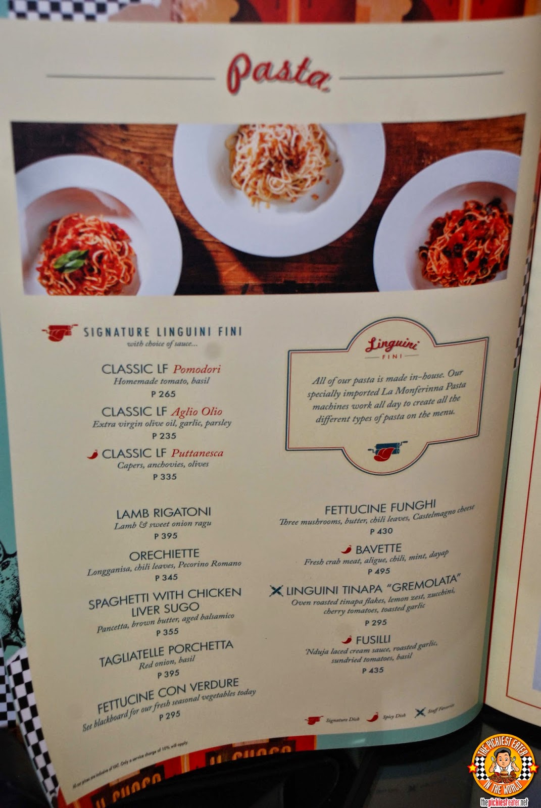 THE PICKIEST EATER IN THE WORLD: MAGNIFICO! LINGUINI FINI AT SM MEGAMALL