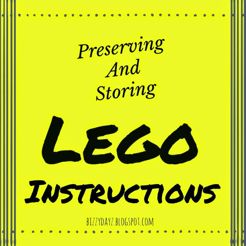 bizzydayz: Storing Lego Instruction Booklets