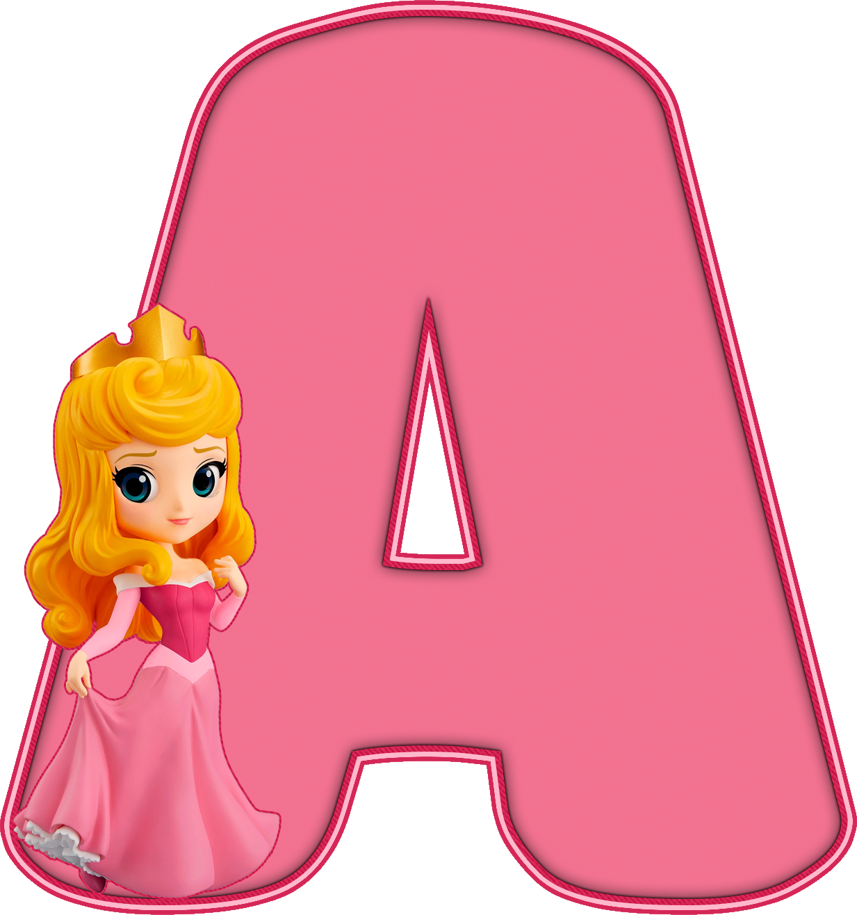 Alfabeto Decorativo: Alfabeto - Princesa 17 - PNG - Letras - Maiúsculas ...