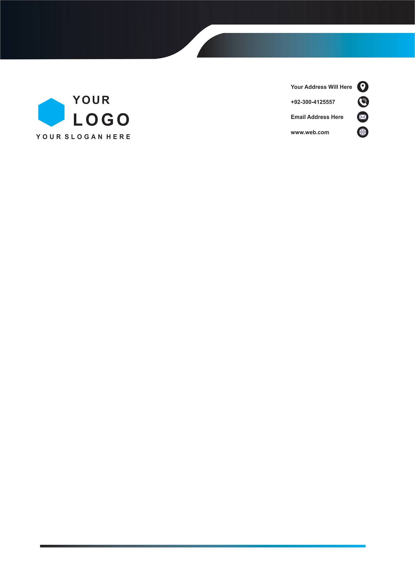 Letterhead Design Cdr File Free Download - Design Talk