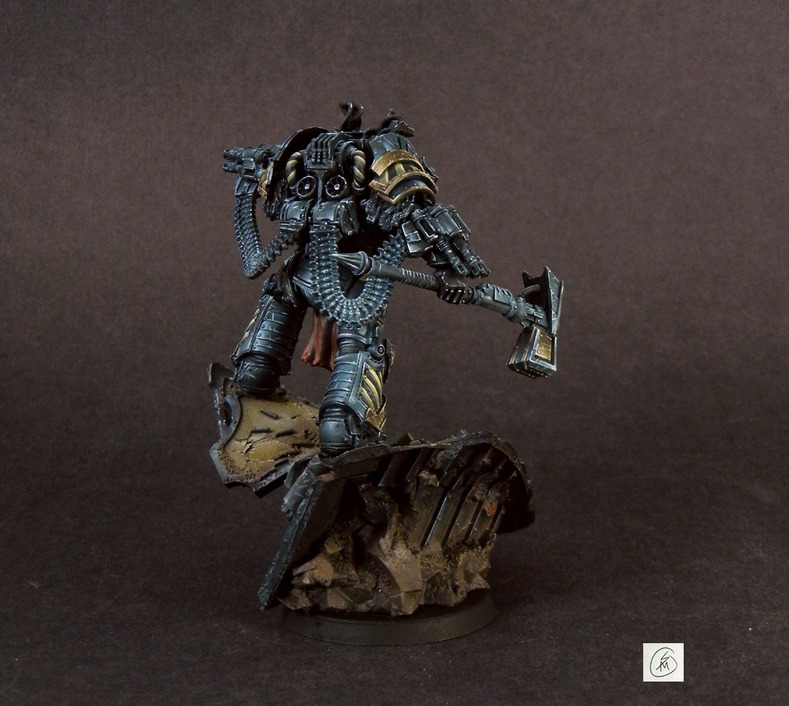 samson minis: Finished! Perturabo, Primarch of the Iron Warriors