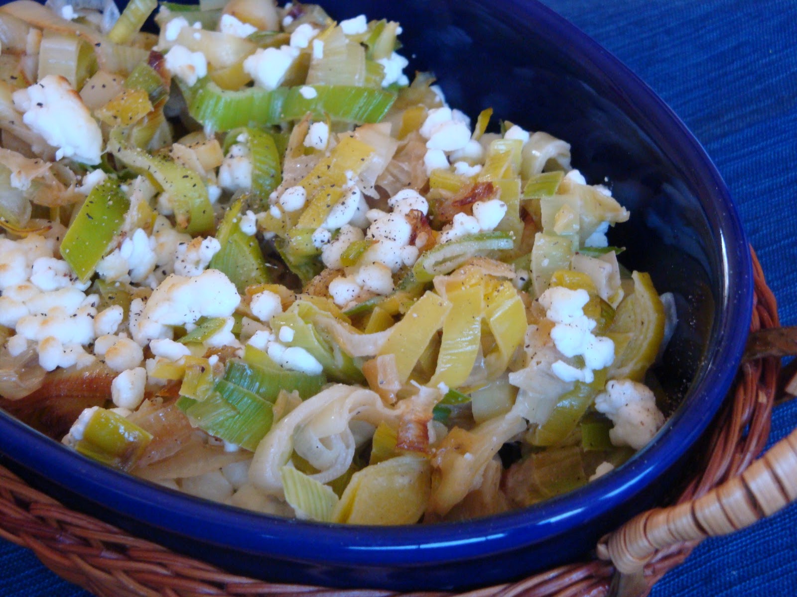 Yummy by Emmy: Creamy Leeks with Goat Cheese
